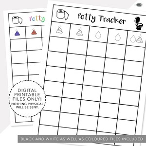 Reward Chart, Instant Download Potty Chart Reward Incentive Poo Chart ...