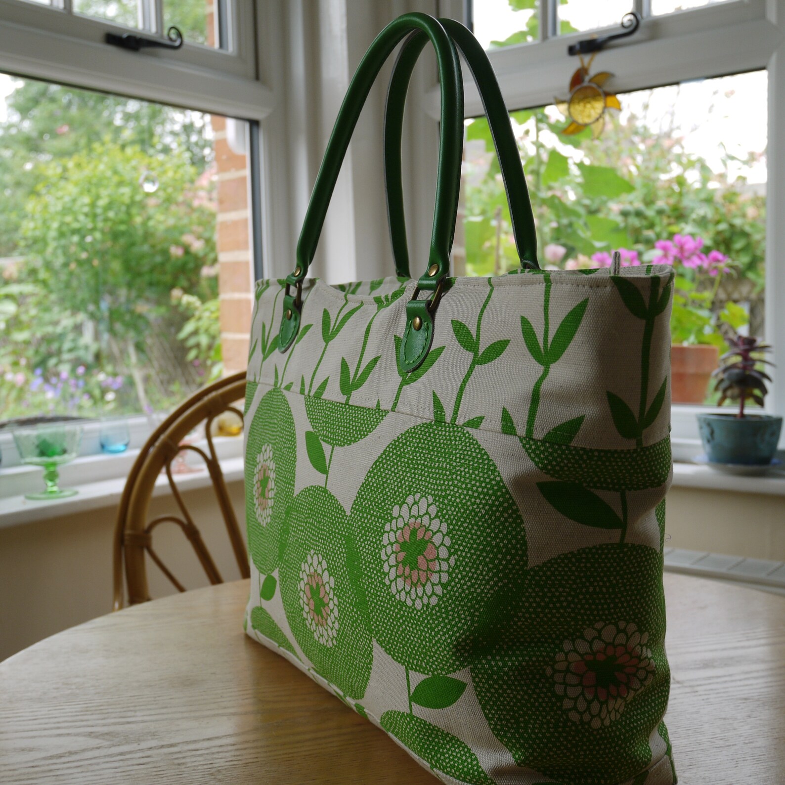 Stylish Toots Totes designed zip top Rosa tote shopper | Etsy