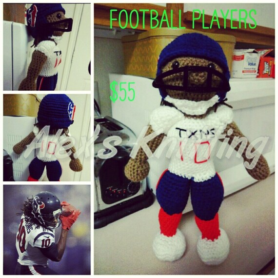 Items similar to Football Player dolls(can be customized) on Etsy