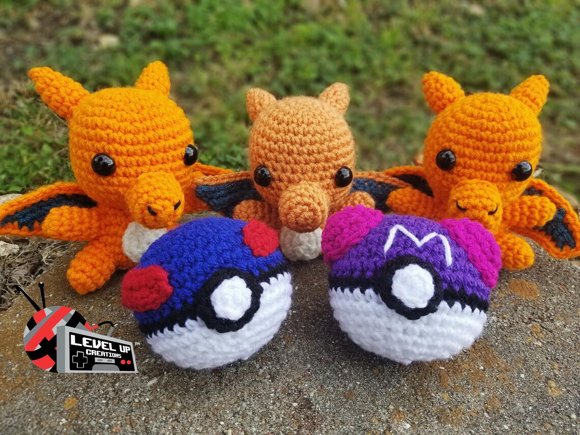 Charizard Chibi Inspired Doll SHINY CHARIZARD AVAILABLE - Etsy