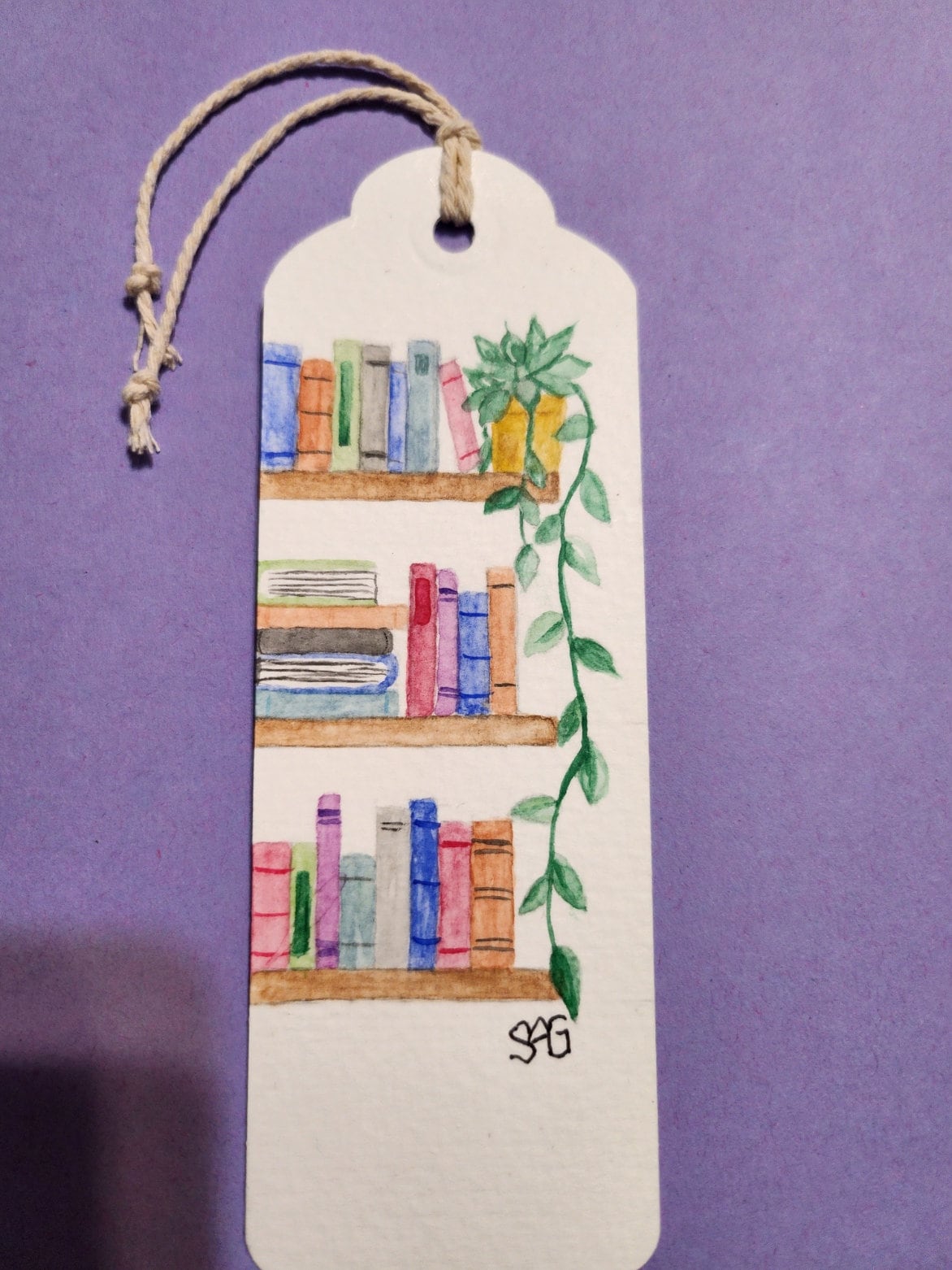 Watercolor Book Markers Set, Hand Painted Book Markers, Reader Gift - Etsy