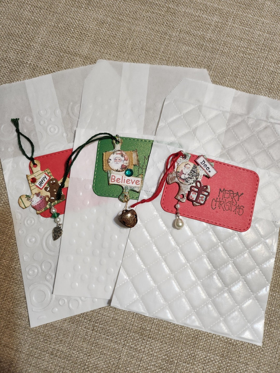 Merry Christmas Treat Bags Holiday Treat Bags Holiday Candy - Etsy