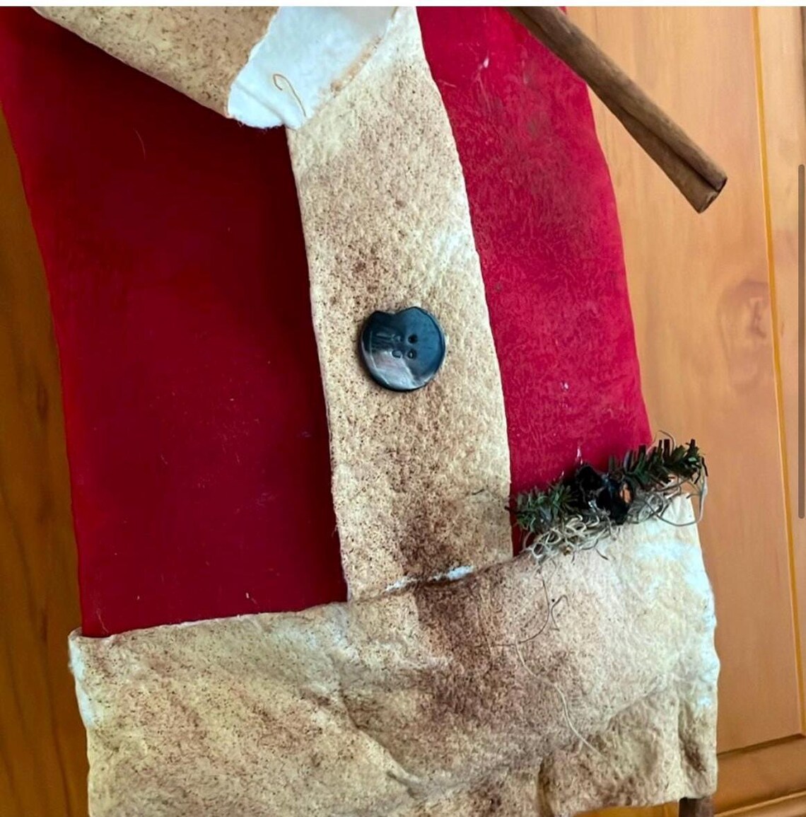 Moses Allen Primitive Folk Art Christmas Santa Wall Decor - Etsy