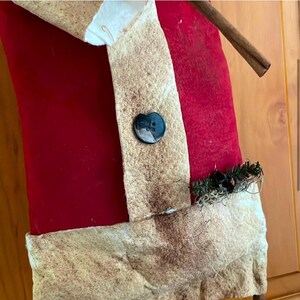 Moses Allen Primitive Folk Art Christmas Santa Wall Decor - Etsy