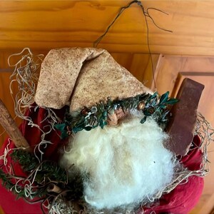 Moses Allen Primitive Folk Art Christmas Santa Wall Decor - Etsy