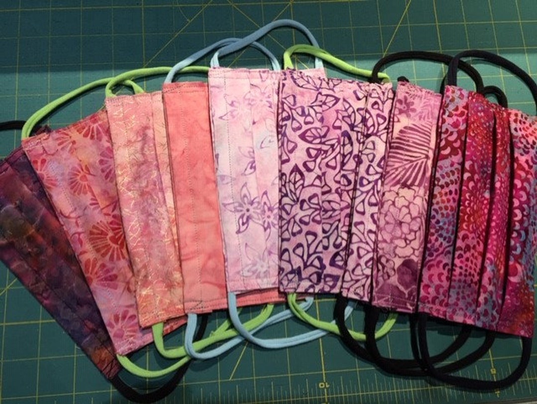 Re-usable Fabric Face Masks Lot of 5 - Etsy