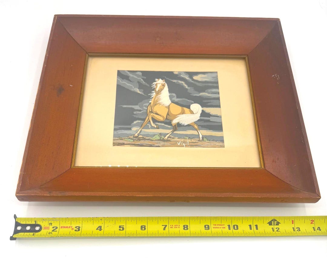 Vintage Frank Vigil Palomino Silkscreen Print, Framed 14 X 11.5 - Etsy