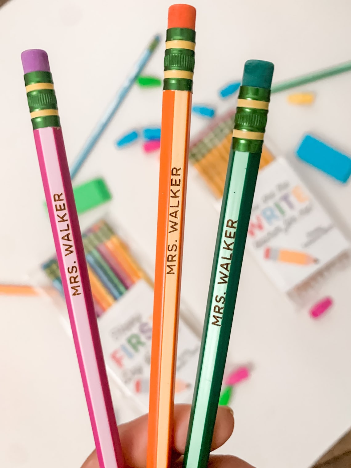 Personalized Back to School Pencils With Student Name - Etsy