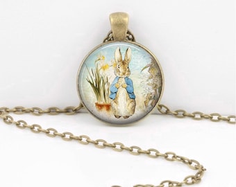 Peter Rabbit Necklace - Etsy