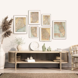 Montana Vintage Map Instant Download - 1927 - Printable Map, Home ...