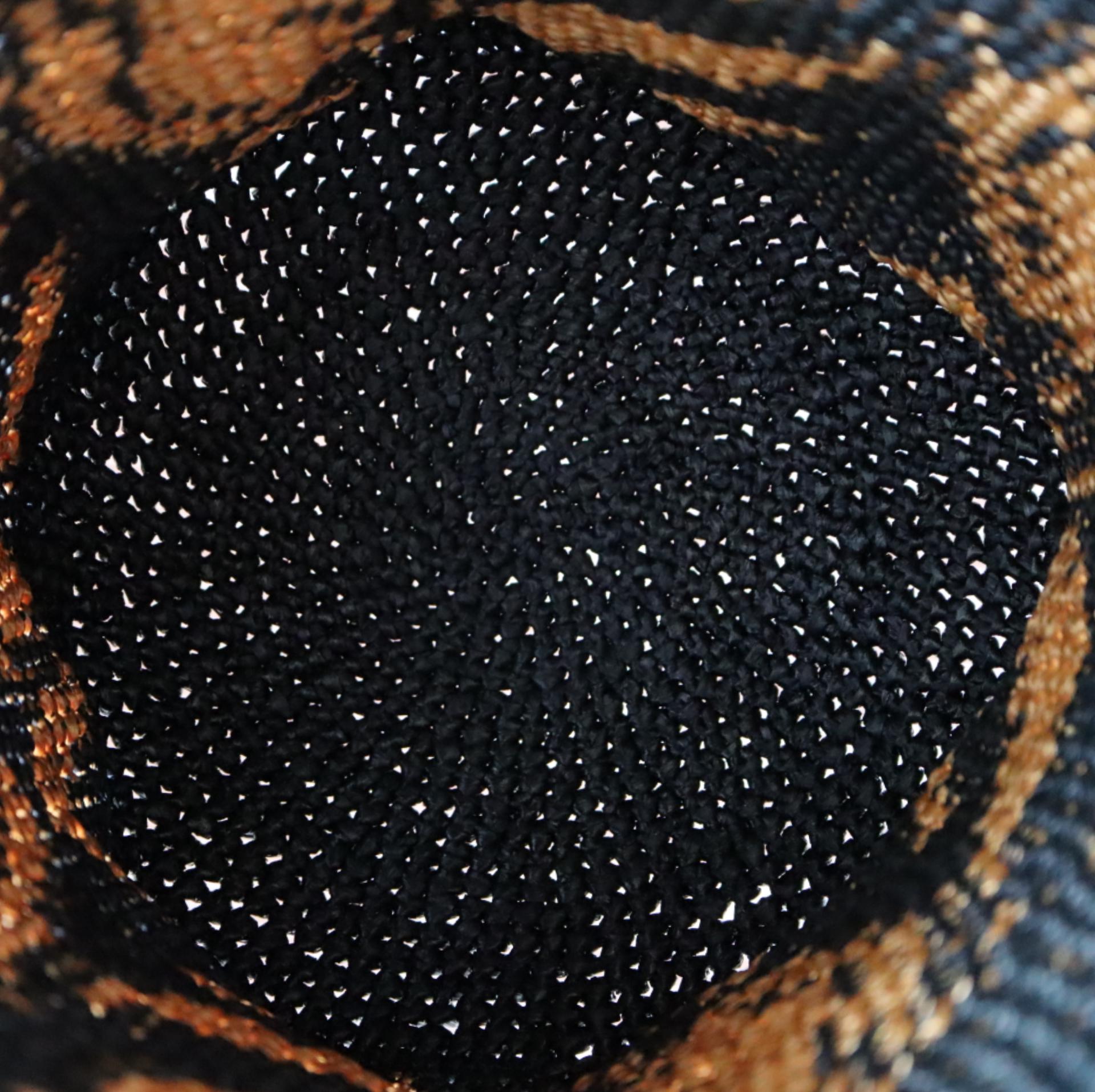 Black Raffia Bag, Golden Tulips, Luxury, Elegant Bags for Women, Ladies ...