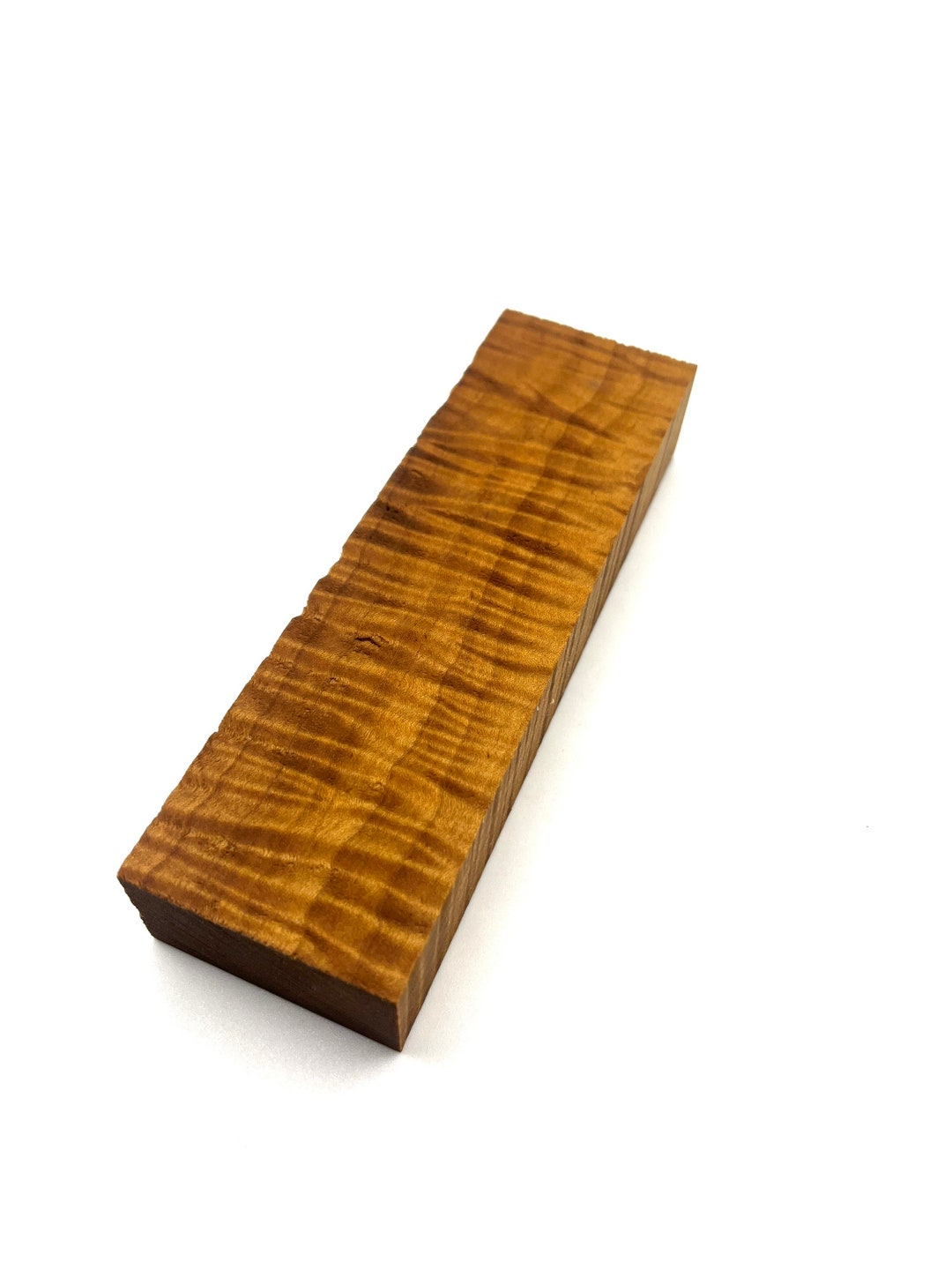 Master Grade Roasted Curly Maple Knife Handle Blank - Etsy