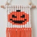 Halloween Jack O'lantern Pixel Art Macrame - Etsy