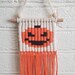 Halloween Jack O'lantern Pixel Art Macrame - Etsy
