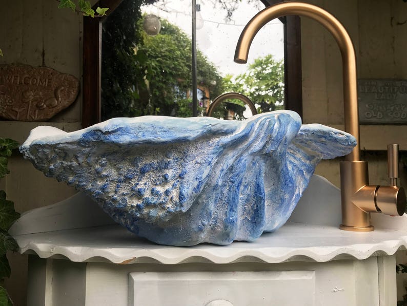 Giant Clam Shell Bathroom Sink Vessel Wash Basin Bowl | Etsy