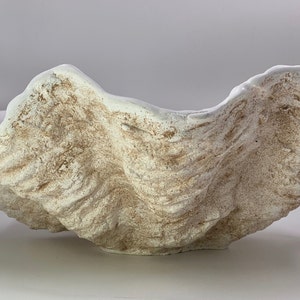 Giant Clam Shell Bathroom Sink Wash Basin Bowl Vessel Counter Top ...