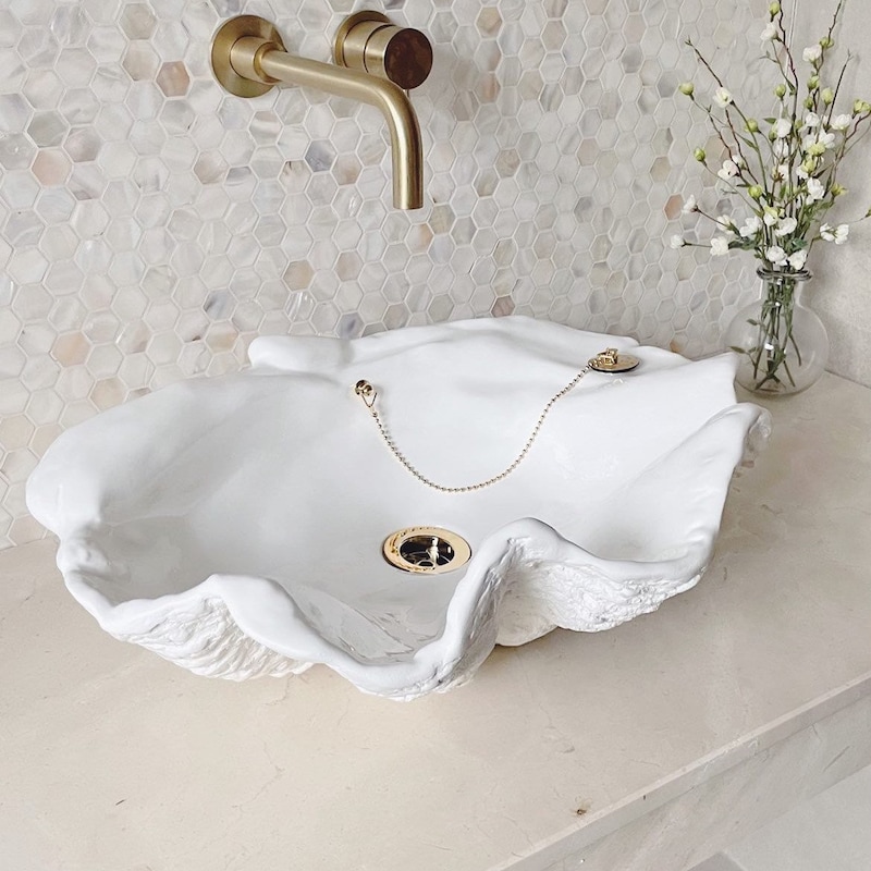 Shell Bathroom Sinks - Etsy