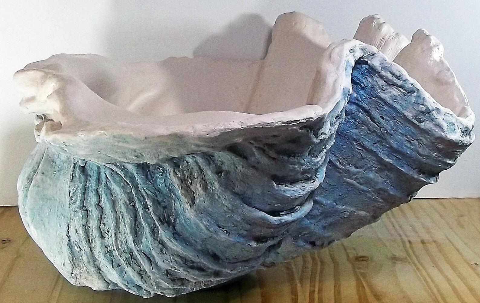 XL Aquamarine Blue Shell Giant Clam Shell Sculpture a Piece of - Etsy UK