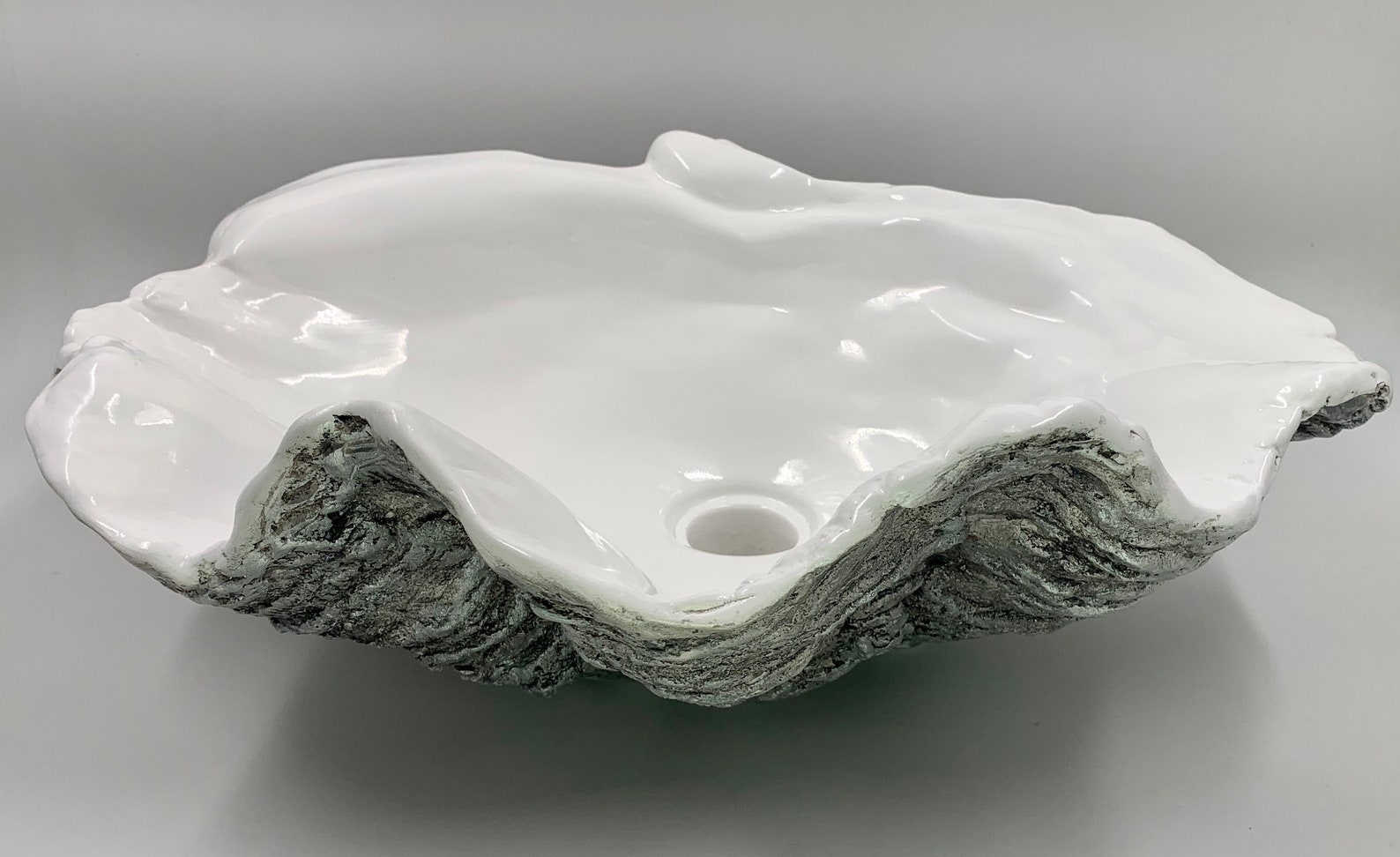 Giant Clam Shell Bathroom Sink Wash Basin Bowl Vessel Counter - Etsy