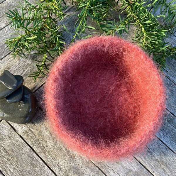 Felted Wool Bowl - Etsy