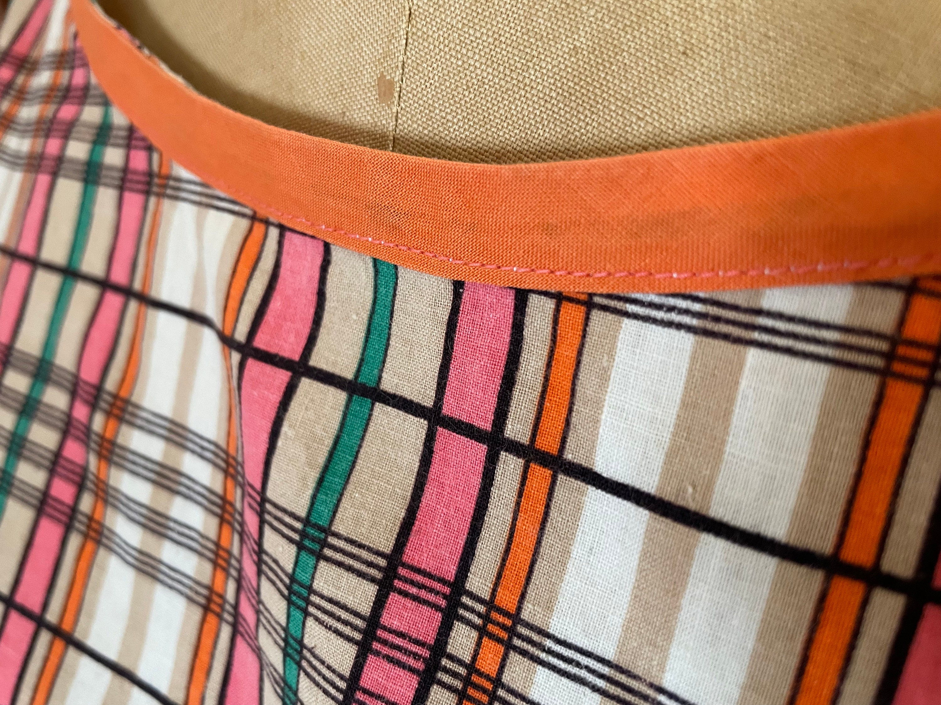 Mid Century Smock-style Apron, Excellently Handmade - Etsy