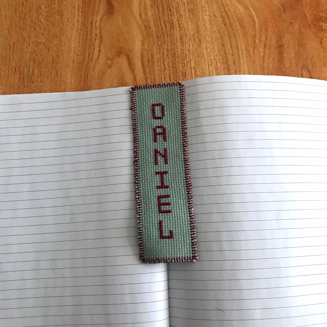 Cross Stitch Bookmark Boy Name Daniel Graduation Birthday Baptism God ...