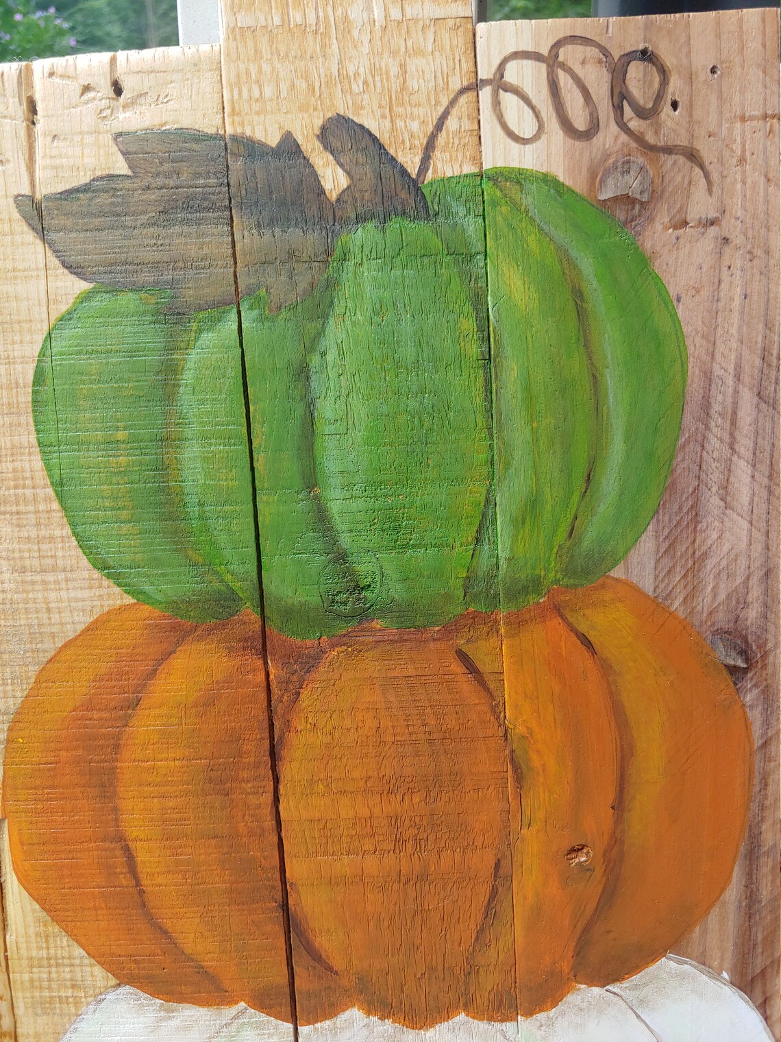 Rustic Pumpkin Pallet, Pumpkins, Fall Pallet, Fall Pumpkin Pallet ...