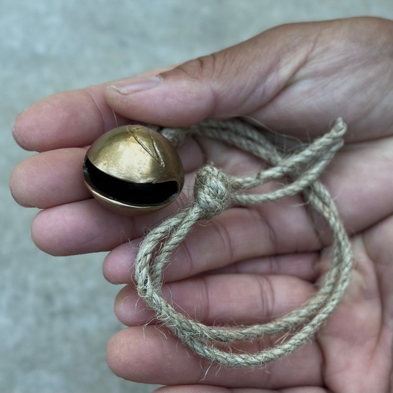 Bear Bell for Hiking Brass Sleigh Bells Dog Pet Training - Etsy