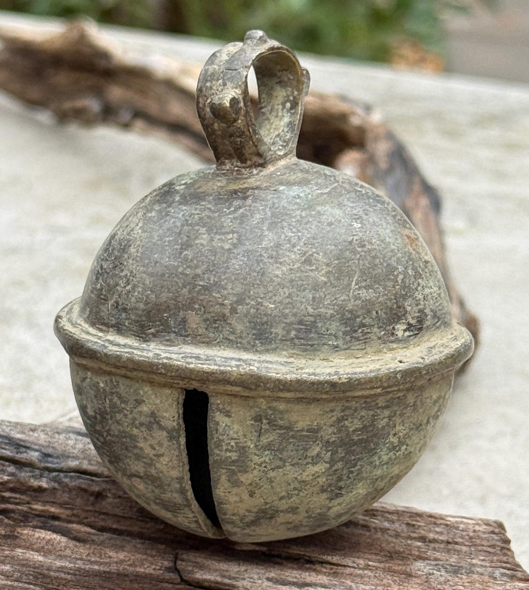 Antique Brass Animal Bell: Handcrafted Indian Ornament, Rustic Boho ...