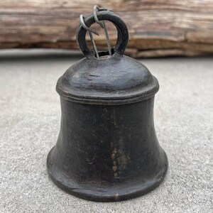 Vintage Large Old Handcrafted Brass Hindu Temple Worship Bell ...