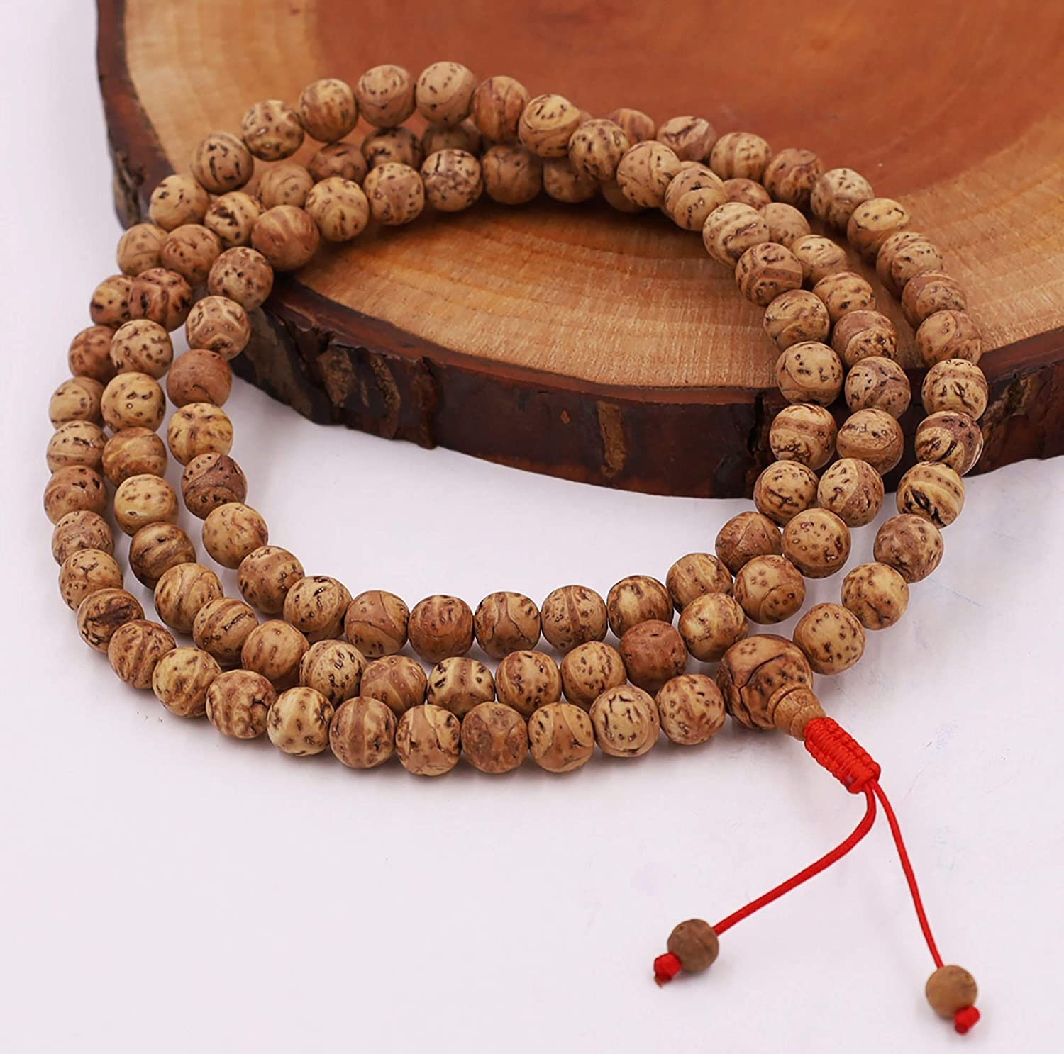 Tibetan Buddhist Meditation Bodhi Seed Mala / Rosary 108 Beads With ...