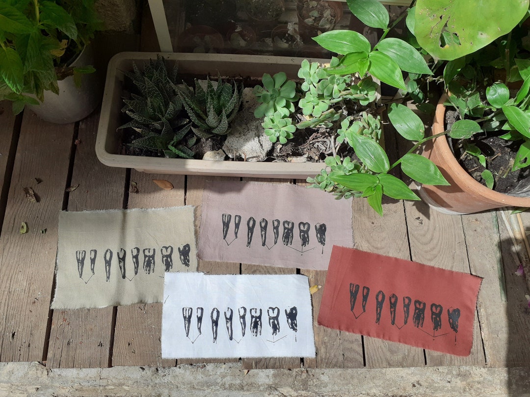 Anatomic Teeth Patch // Tooth - Etsy