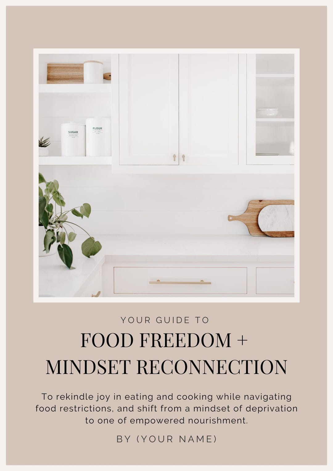 Guide to Food Freedom + Mindset Reconnection Customizable Template for ...