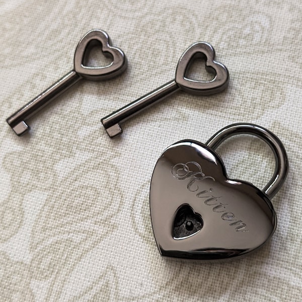 Heart Lock - Etsy