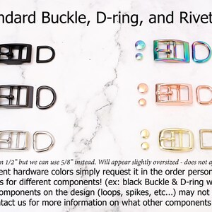 One Pair Buckling Biothane Cuffs - 3 Sizes - Many Colors Customizable ...