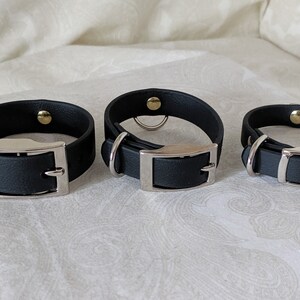 One Pair Buckling Biothane Cuffs - 3 Sizes - Many Colors Customizable ...