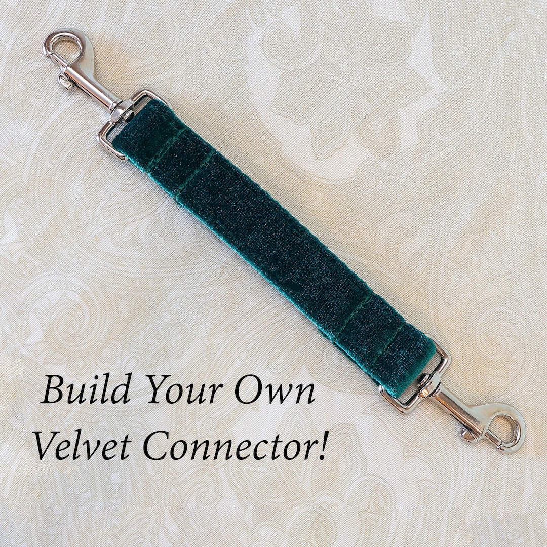 Build Your Own 3/4" Luxe Plush Velvet Connector | Kittenplay Petplay Puppyplay Gear Bble7 - Etsy