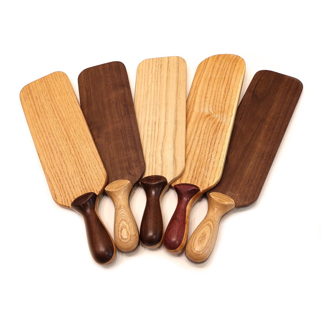 Wood Spanking Paddle | 4" X 16" | Walnut, Oak, and White Ash Wood ...