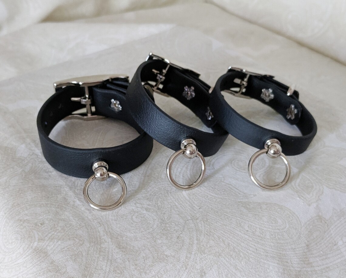 One Pair Buckling Biothane Cuffs - 3 Sizes - Many Colors Customizable ...