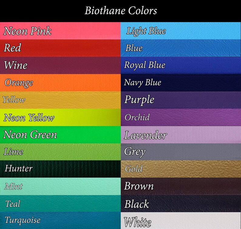 One Pair Buckling Biothane Cuffs 3 Sizes Many Colors - Etsy