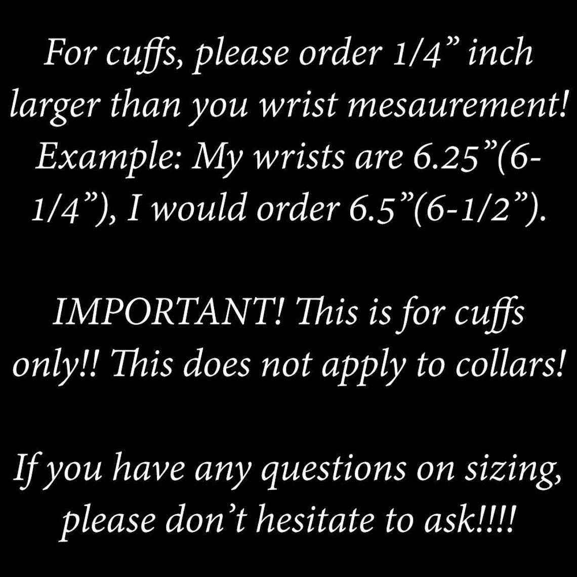 One Pair Buckling Biothane Cuffs 3 Sizes Many Colors - Etsy