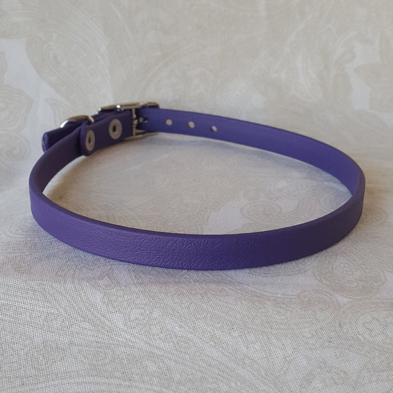 3/8 Purple Biothane vegan Faux Leather Simple Buckling - Etsy