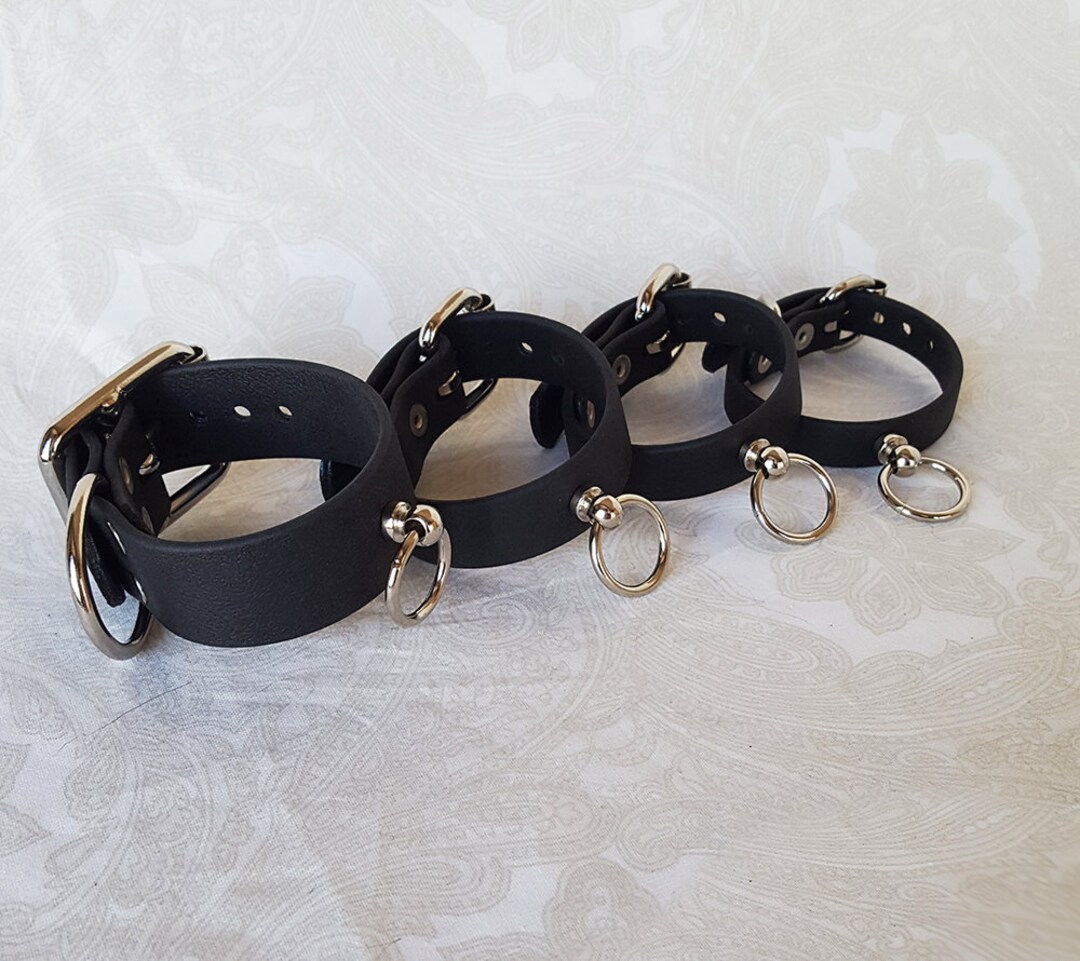 One Pair Roller Buckle Biothane Cuffs - 4 Sizes - Many Colors ...