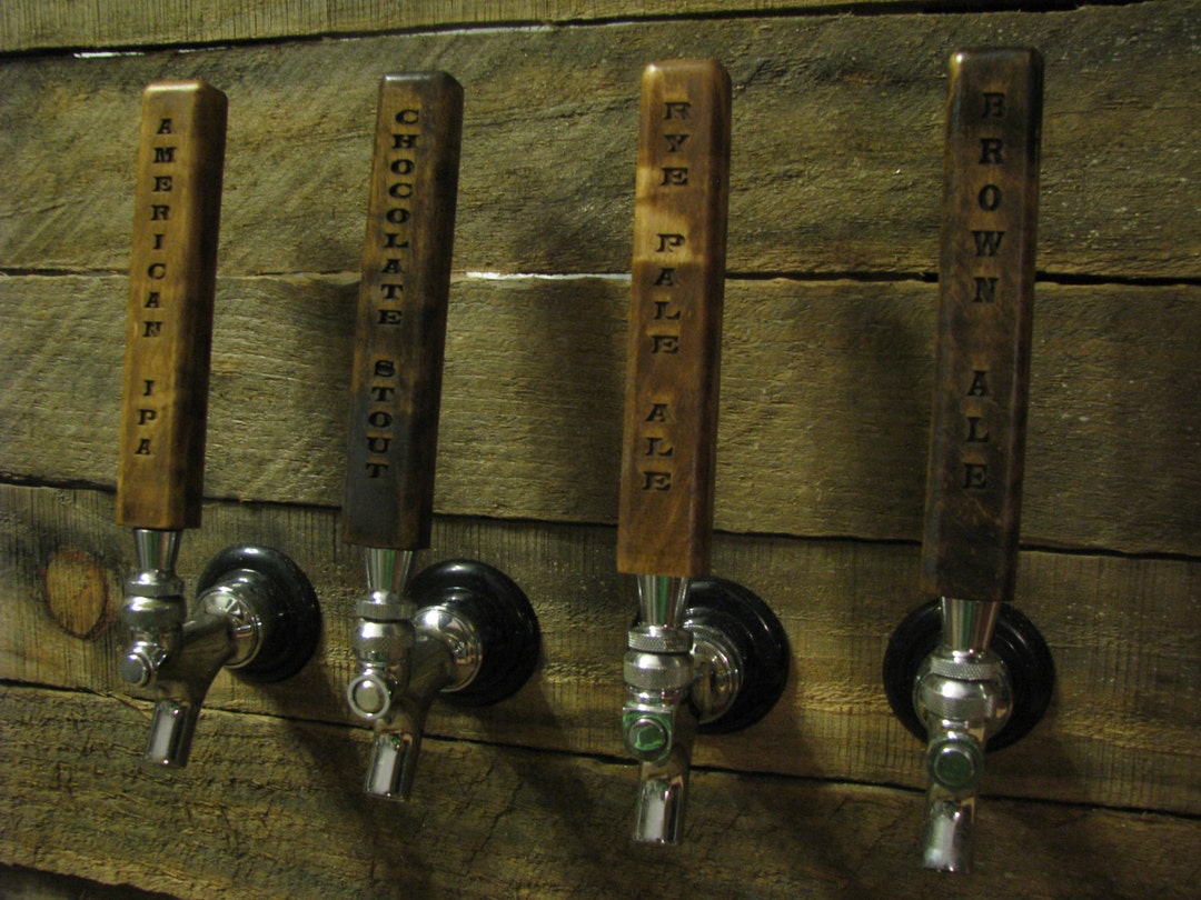 Personalized Laser Engraved 6" Custom Maple Beer / Soda Tap Handle for ...