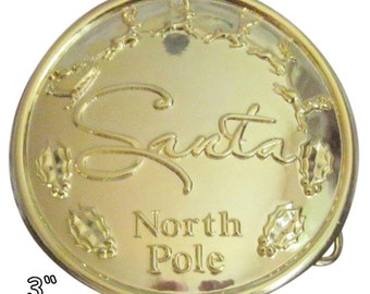 Santa belt buckle | Etsy