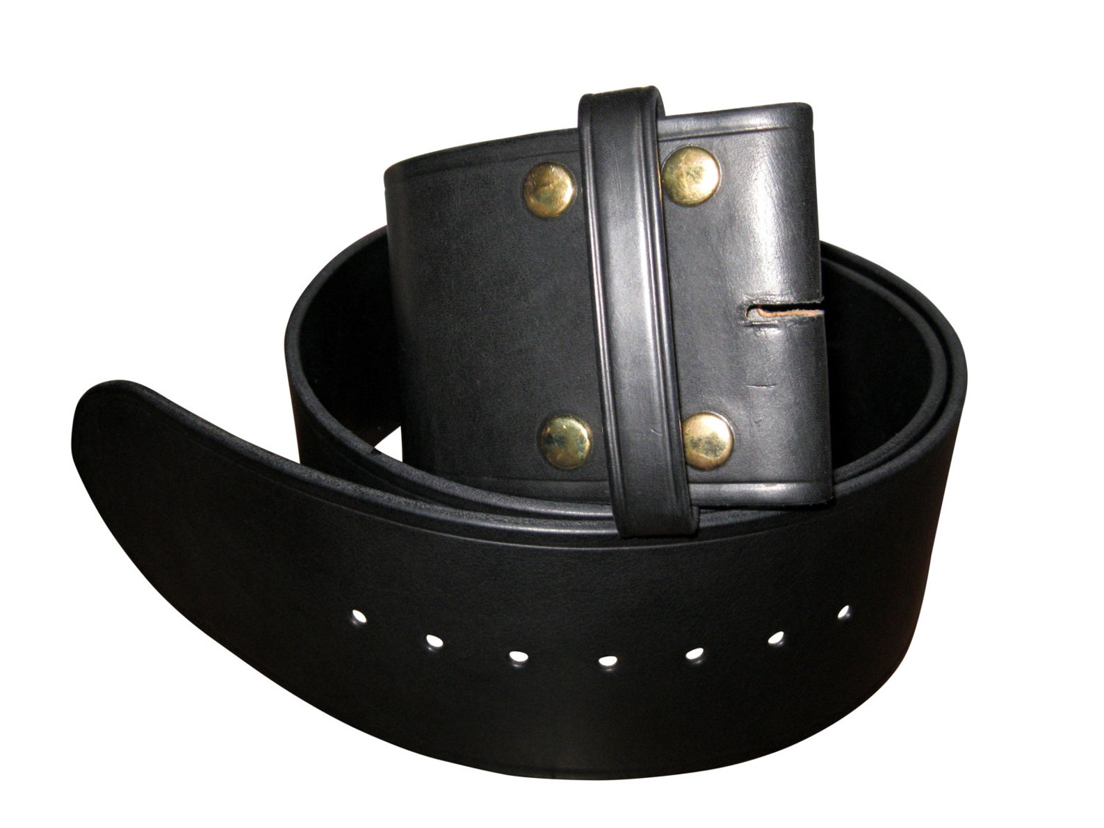 AMISH Made 4" Size 35"-45" Bridle Leather Santa Belt - Etsy