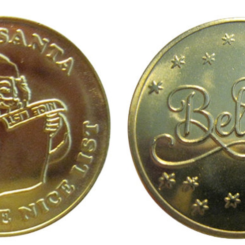 Santa Coins - Etsy