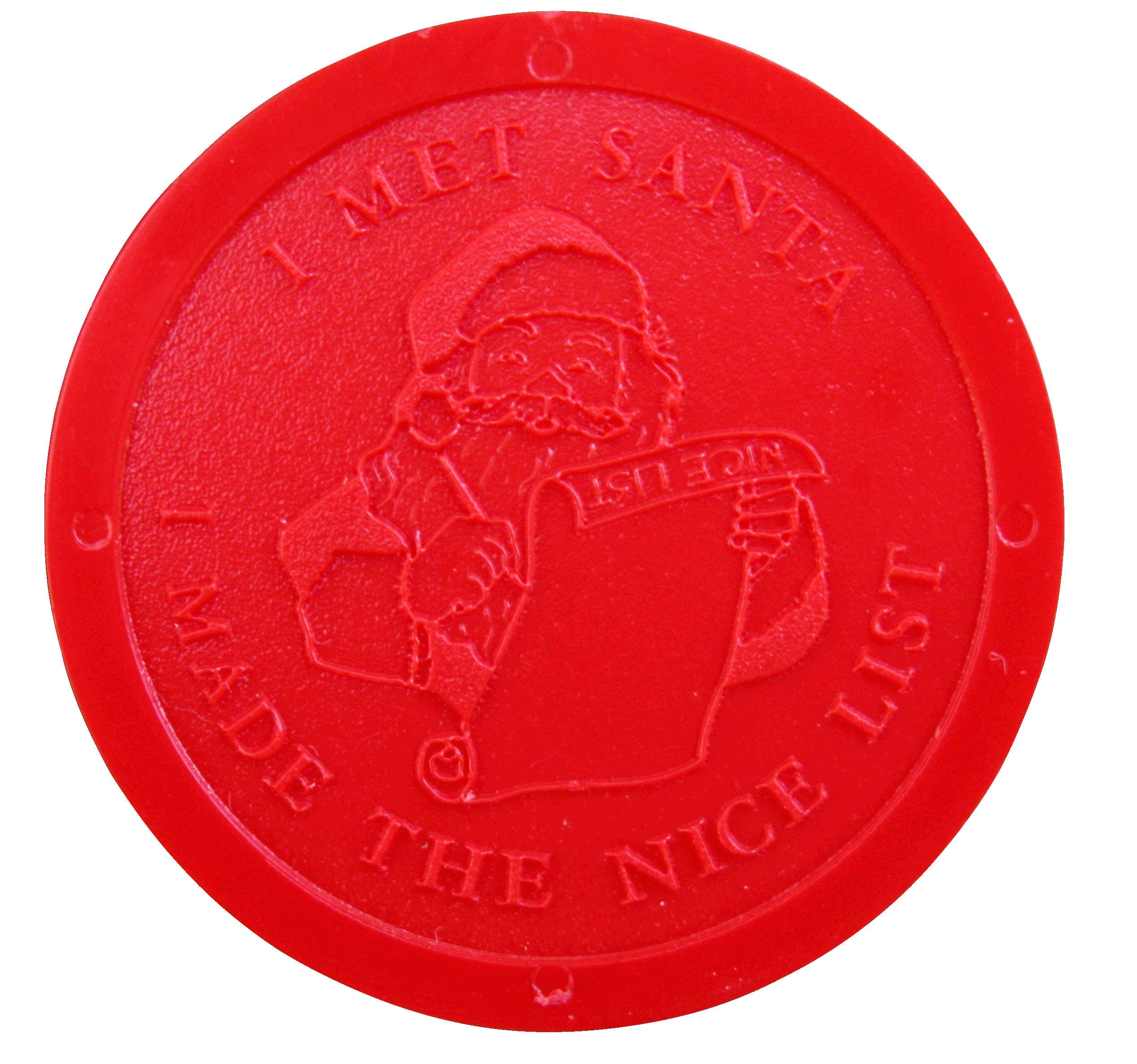 Rudolph/I Met Santa & I Made The Nice List Token --50 Pcs. Santa Claus ...