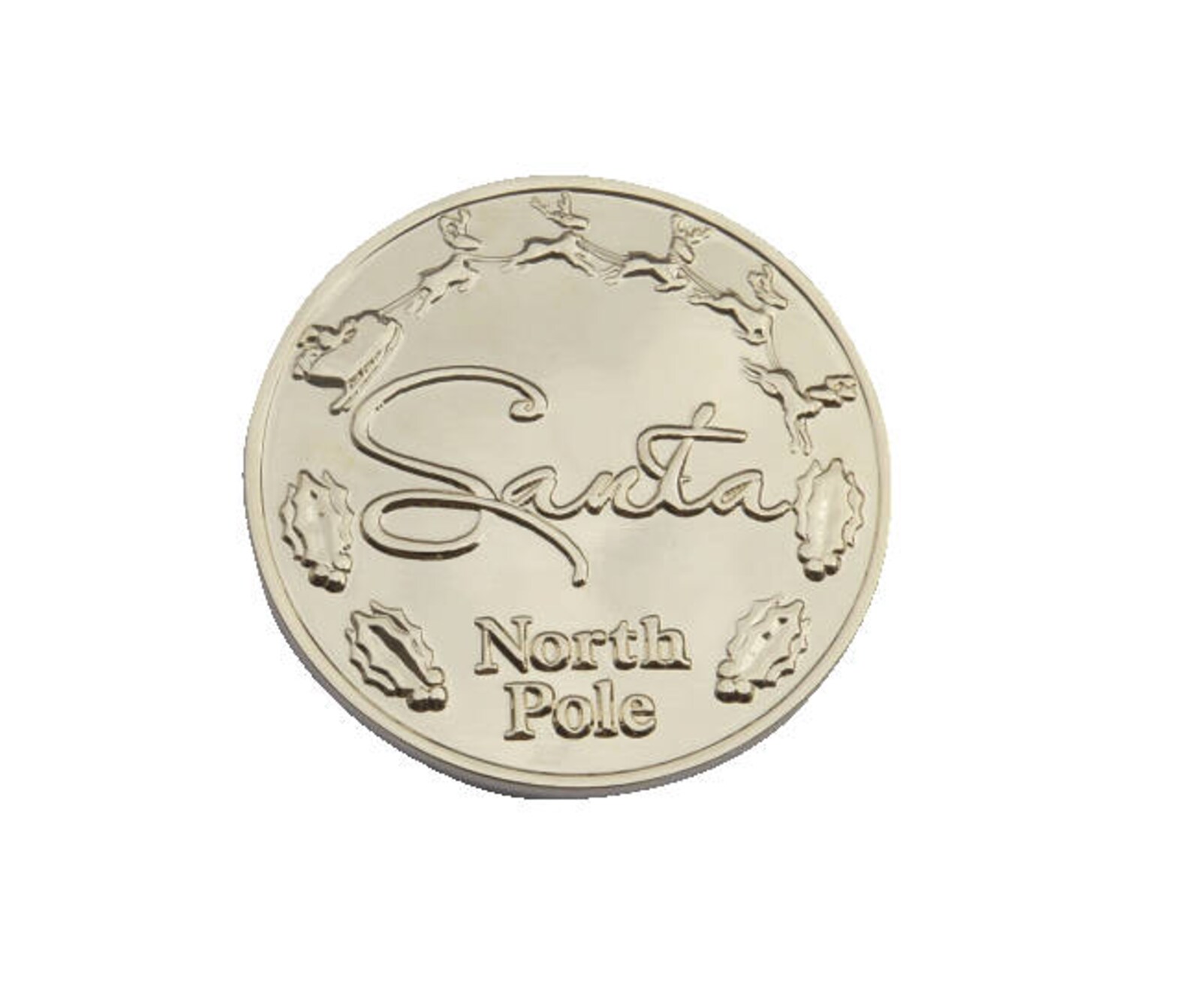 Giant 2 1/2 Gold Coin for santa's Payment for - Etsy