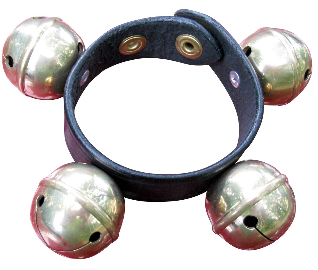 Hand Crafted Solid Brass Wrist Bell With 2 Snaps & They Are Loud ! - Etsy